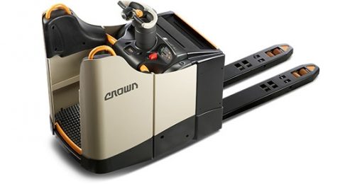 Transpaleta con Plataforma CROWN Serie WT - Padilla Carretillas